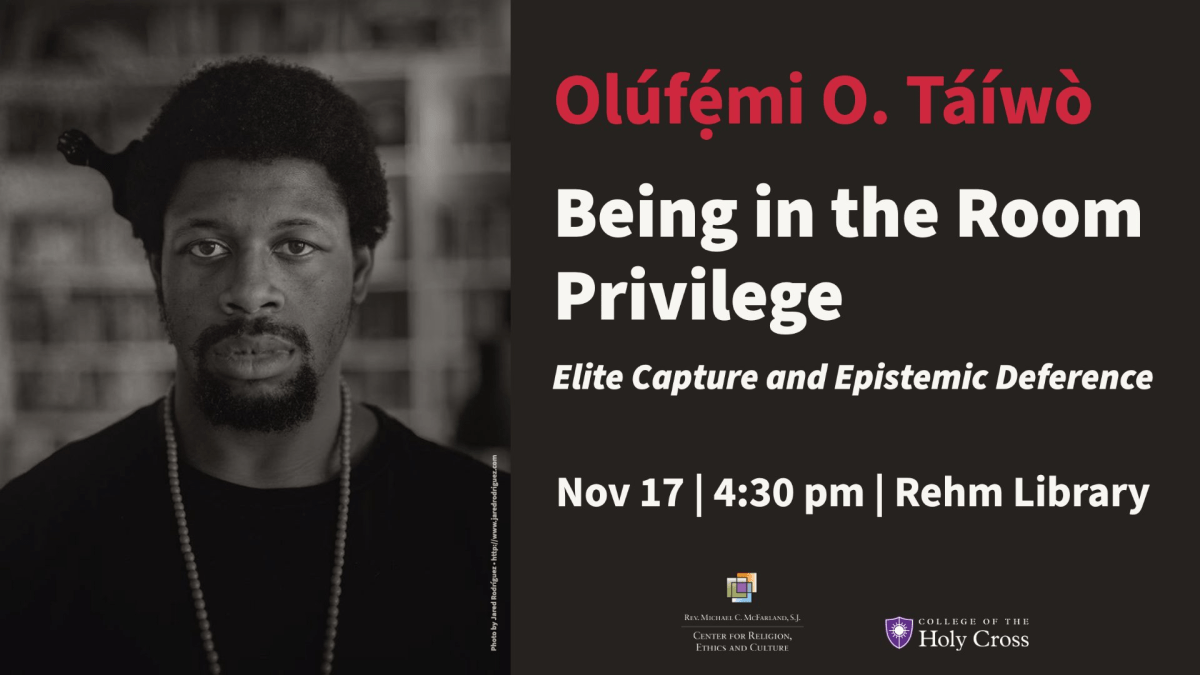 Philosopher Olúfẹ́mi Táíwò’s Lecture at Rehm Library – The Spire
