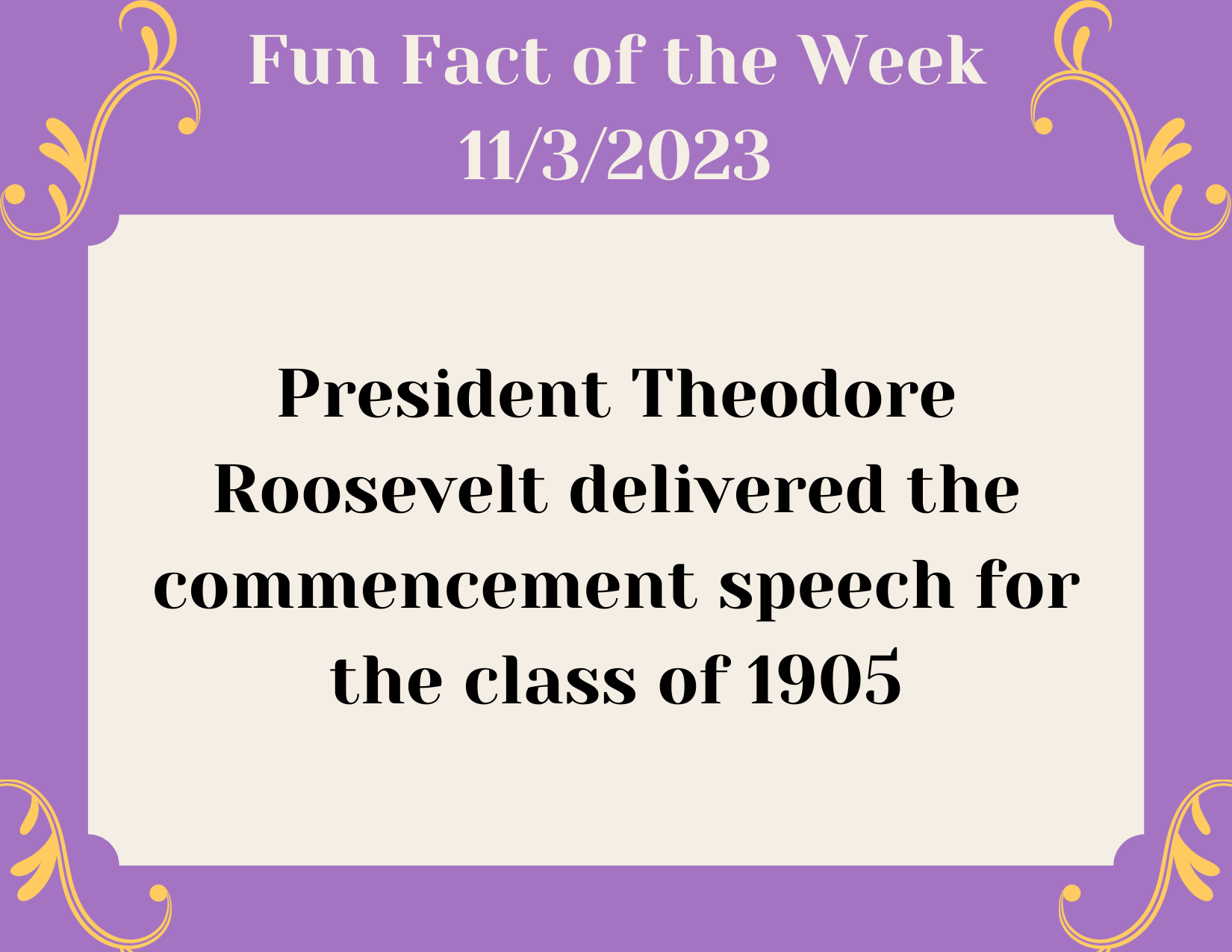 fun-fact-of-the-week-1132023 – The Spire