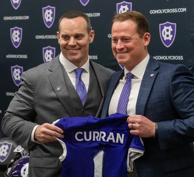 Holy Cross Football Unveils New Coaching Staff – The Spire