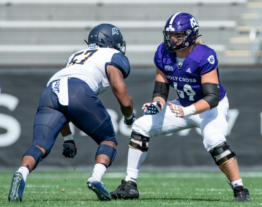 Coker and Hanson Participate in Holy Cross’ NFL Pro Day – The Spire